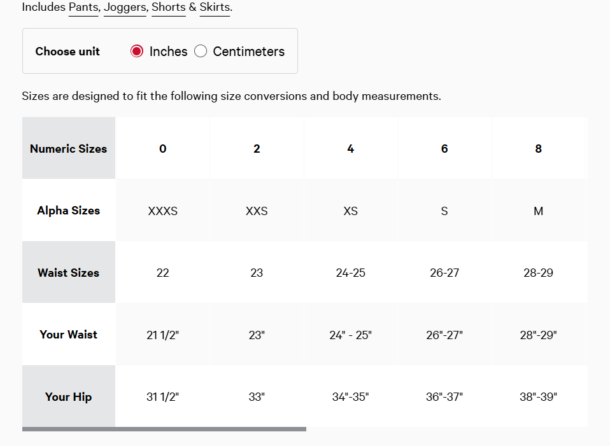 Lululemon Sizing Guide: Find Your Perfect Fit Every Time - Slay Girl